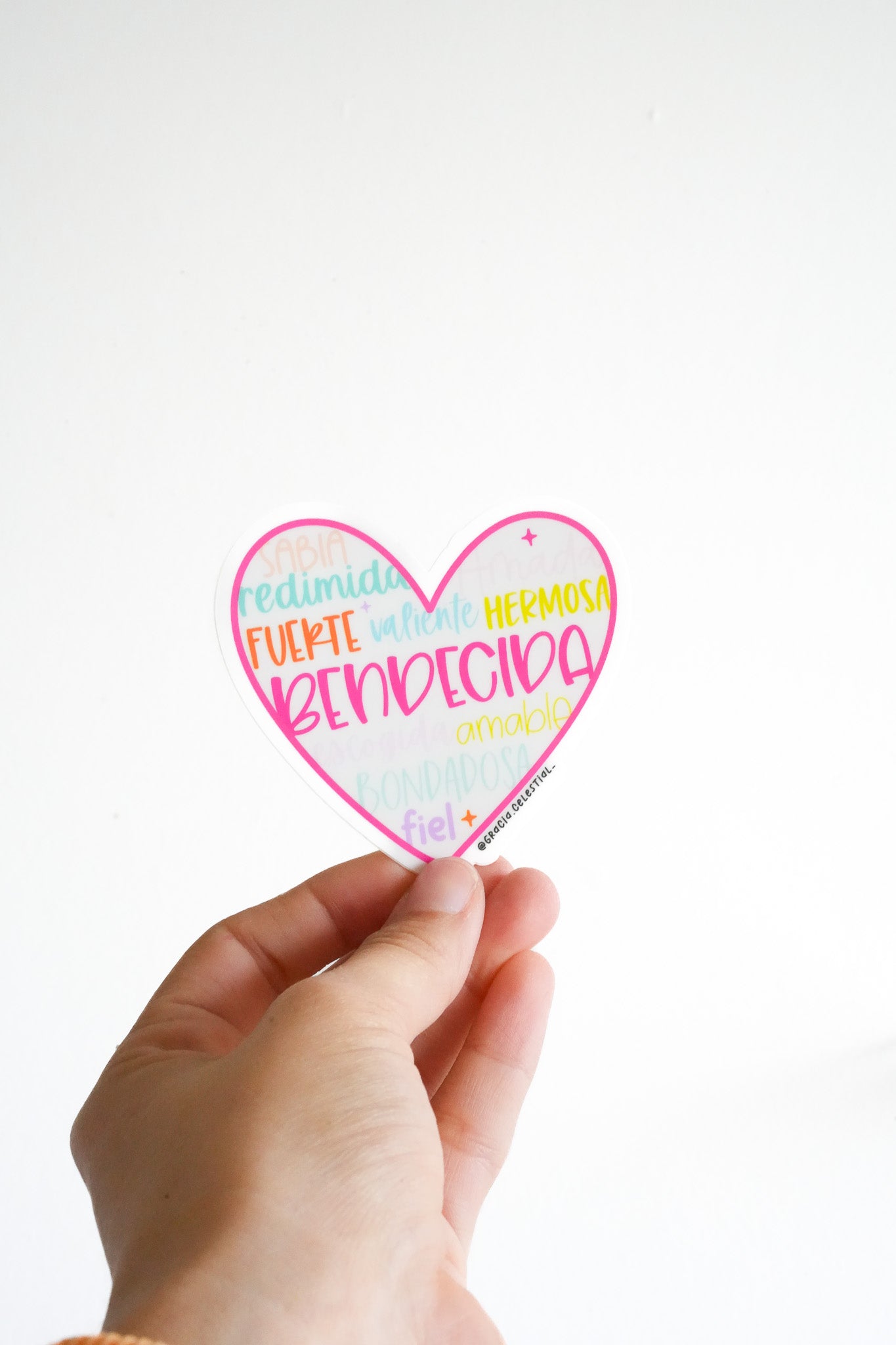 Corazón & Palabras Sticker 43 – GRACIA CELESTIAL